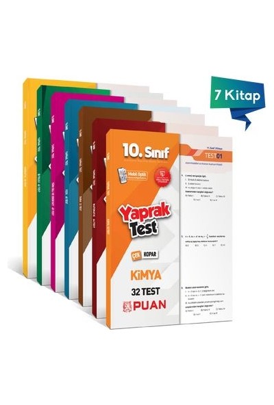 Puan Yayınları 10. Sınıf Tüm Dersler Yaprak Test Kazandıran Set Puan Yayınları 10. Sınıf Tüm Dersler Yaprak Test Kazandıran Set