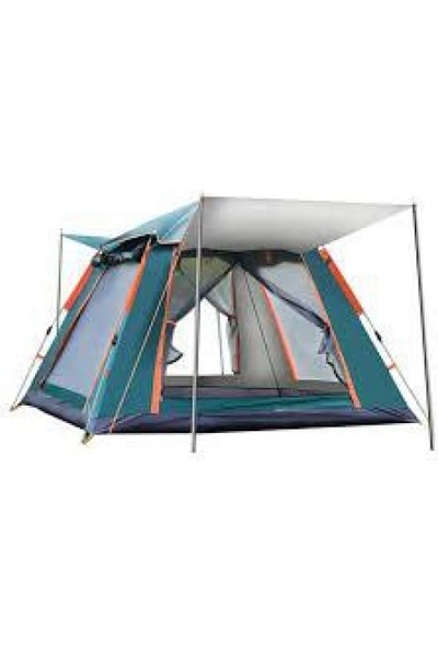 8 Kişilik Tam Otomatik 4 Taraflı Çift Katmanlı Çadır 270X270X170