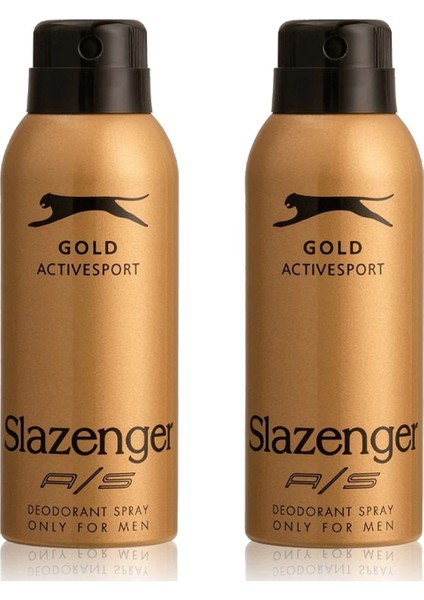 Slazenger 2 Adet Gold Active Sport Erkek Deodorant Spray 150 Fiyatı