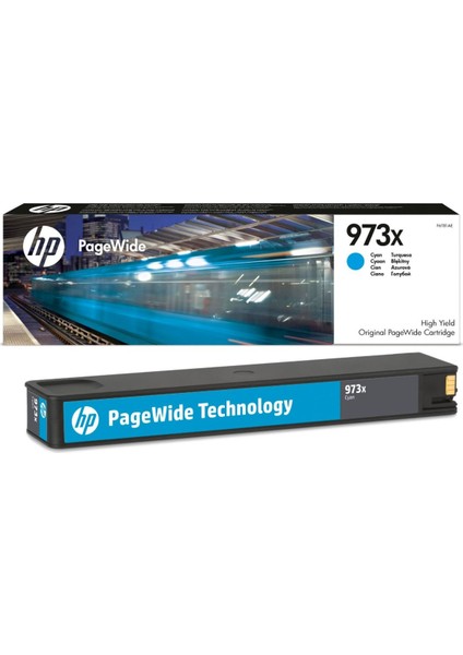 HP 973X F6T81AE Mavi Orjinal Kartuş/ Page Wide Pro 452 / 477 Fiyatı
