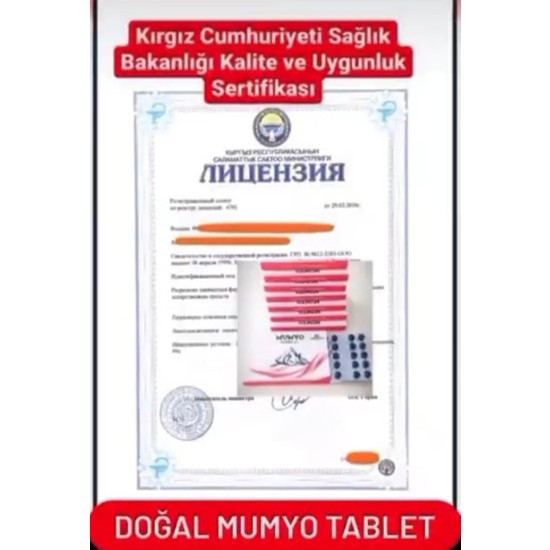 Mumyo Doğal Bitkisel Multivitamin(Dağların Gözyaşı Vitamin Fiyatı