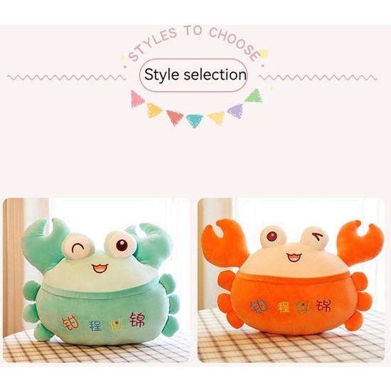 Prodigy Toy Sevimli Yengeç Bebek Peluş Oyuncak Uyku Yastığı Fiyatı