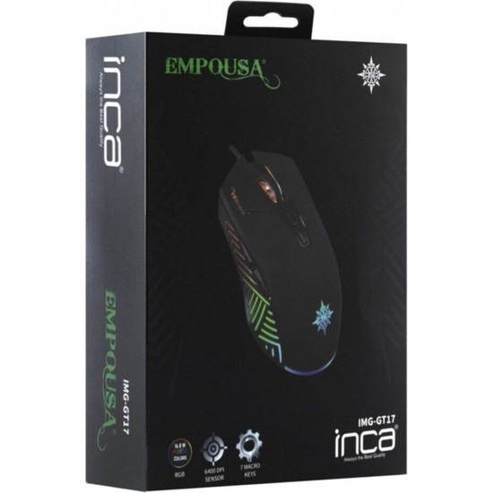 Inca Empousa IMG-GT17 Rgb 6400 Dpı Oyuncu Mouse Fiyatı