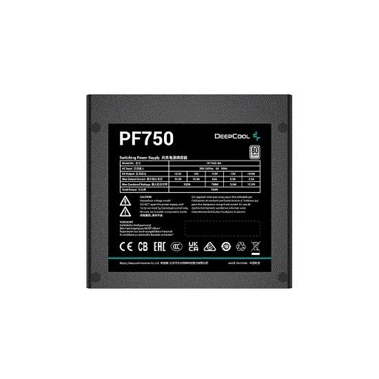 Deepcool PF750 750W Atx +80 Güç Kaynağı Fiyatı - Taksit Seçenekleri