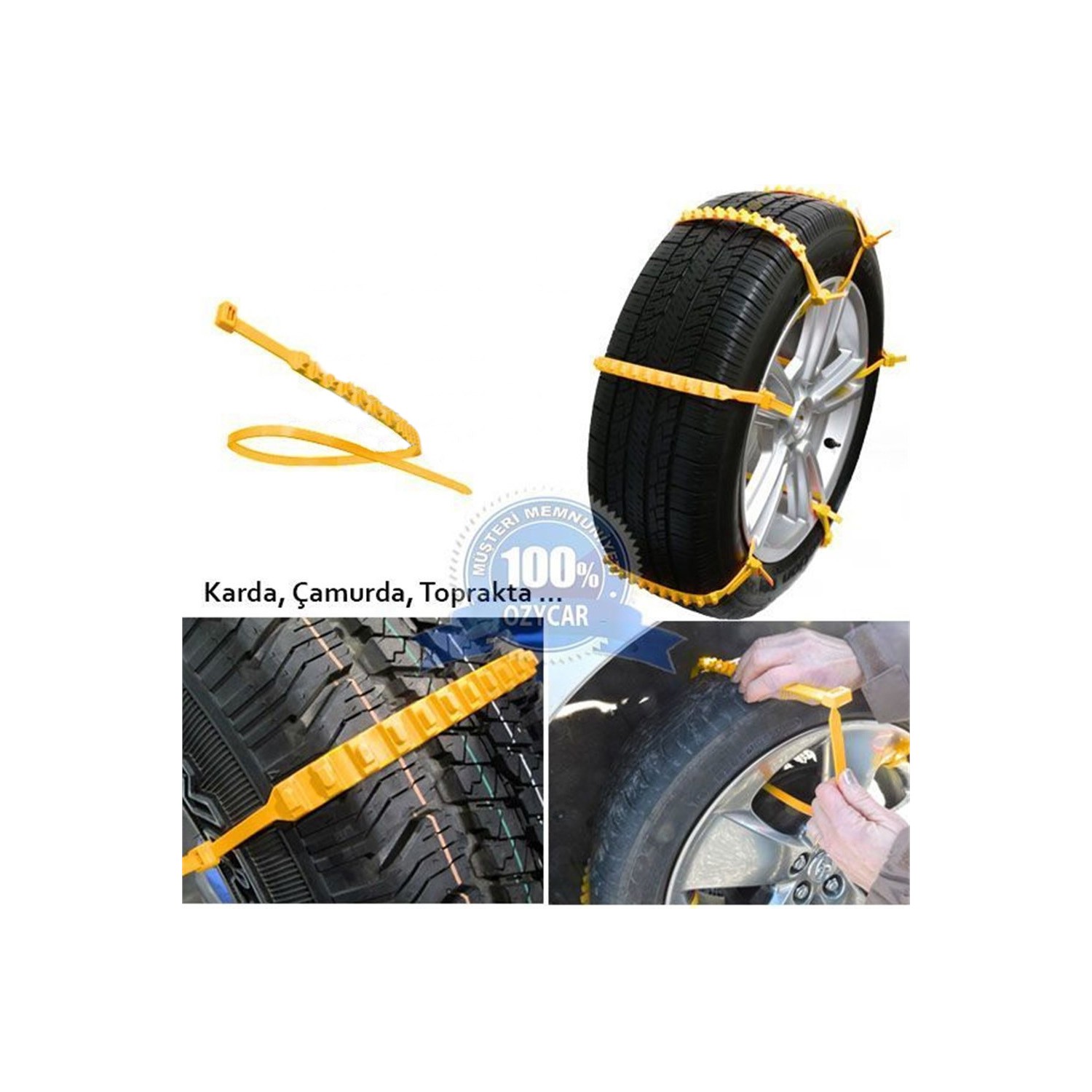 Ozy Plastik Kar Zinciri Mini Kar Paleti Safedrive Fiyatı