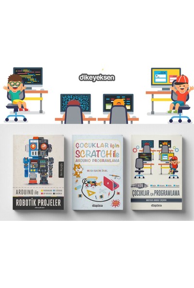 Çocuklar İçin Scratch Ve Kodlama Eğitim Seti (3 Kitap) - Musa Sadık Ünal - Mustafa Murat Coşkun - Akın Akçaoğlu Çocuklar İçin Scratch Ve Kodlama Eğitim Seti (3 Kitap) - Musa Sadık Ünal - Mustafa Murat Coşkun - Akın Akçaoğlu