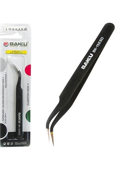 Baku Bk-15Esd Eğri Uç Cımbız Baku Bk-15Esd Eğri Uç Cımbız