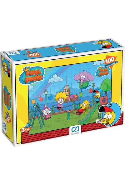 Ca Games Kral Şakir 100 Parça Çocuk Puzzle Ca Games Kral Şakir 100 Parça Çocuk Puzzle