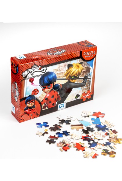 Ca Games 100 Parça Miraculous Uğur Böceği Ve Kara Kedi Puzzle 100 - 5002 Ca Games 100 Parça Miraculous Uğur Böceği Ve Kara Kedi Puzzle 100 - 5002