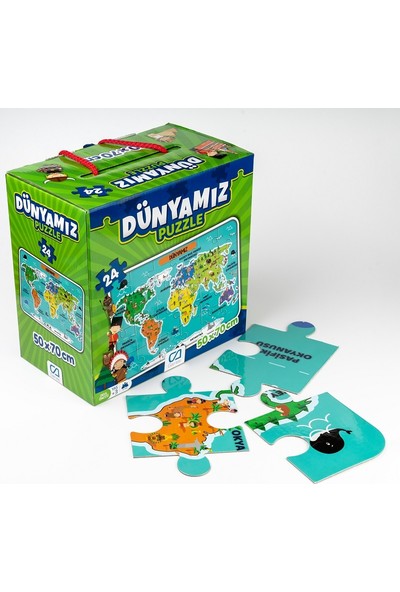 Ca Games 24 Parça Dünyamiz Maxi Boy Eğitici Puzzle - 5025 Ca Games 24 Parça Dünyamiz Maxi Boy Eğitici Puzzle - 5025
