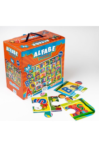 Ca Games 24 Parça Alfabe Eğitici Maxi Boy Puzzle - 70X50 Cm Ca Games 24 Parça Alfabe Eğitici Maxi Boy Puzzle - 70X50 Cm