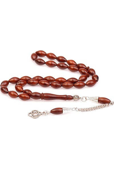 Taş Sandığı Tek Kamçılı Arpa Kesim Kuka Tesbih ( 6*10 Mm )