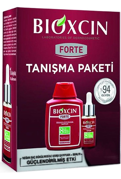 Bioxcin Tanışma Paketi - Forte Şampuan 300 ml & Serum 50 ml.