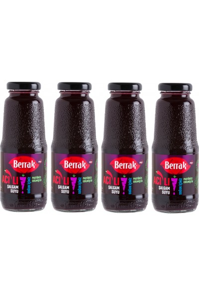 Berrak Acılı Şalgam Suyu 4X250 ml Berrak Acılı Şalgam Suyu 4X250 ml