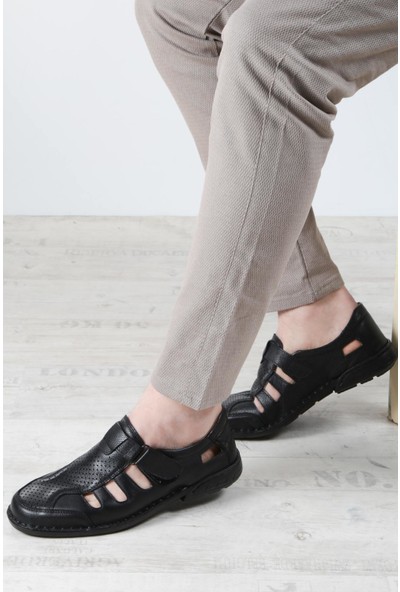 Fast Step Hakiki Deri Erkek Sandalet 662Ma117B Fast Step Hakiki Deri Erkek Sandalet 662Ma117B