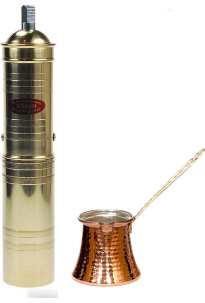 Sözen Değirmen Süper Kahve Değirmeni + Cezve