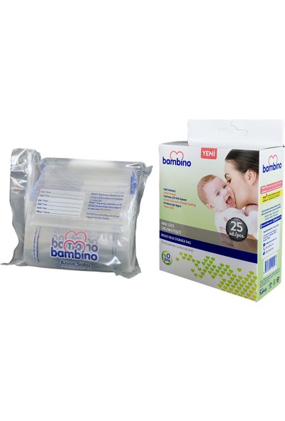 Bambino Anne Sütü Saklama Poşeti