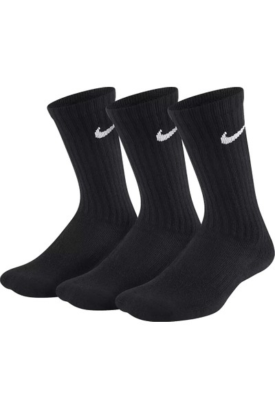 Nike SX6842-010 Performance Cushioned Crew Çocuk 3 Lü Çorap Seti Nike SX6842-010 Performance Cushioned Crew Çocuk 3 Lü Çorap Seti