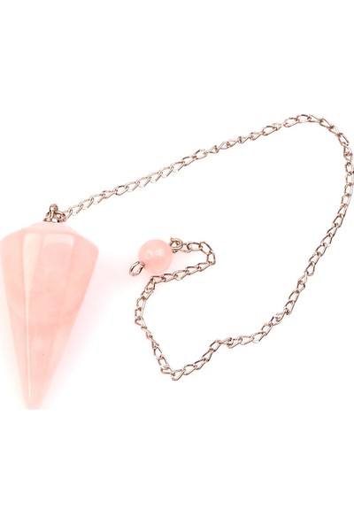 Taş SandığıPembe Kuvars Taşı Pandül Sarkaç Taş SandığıPembe Kuvars Taşı Pandül Sarkaç