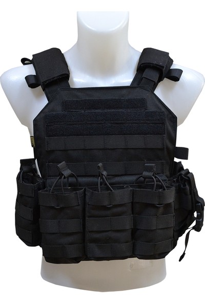 Ktm Yılmaz 87 Elit Balistik Avcı Hücum Yeleği Siyah