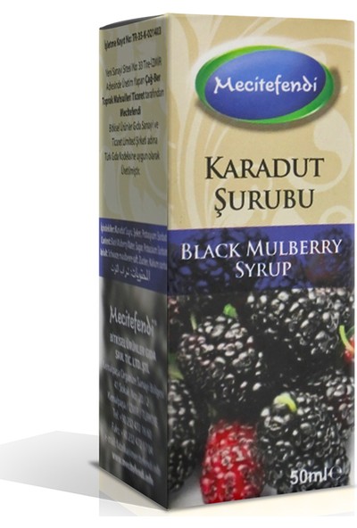 Mecitefendi Karadut Şurubu 50 ml