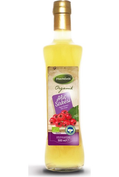 Mecitefendi Organik Alıç Sirkesi 500 ml - Katkısız Doğal Fermante