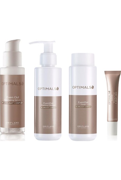 Oriflame Optimals Even Out Koyu Leke Giderici Bakım Seti