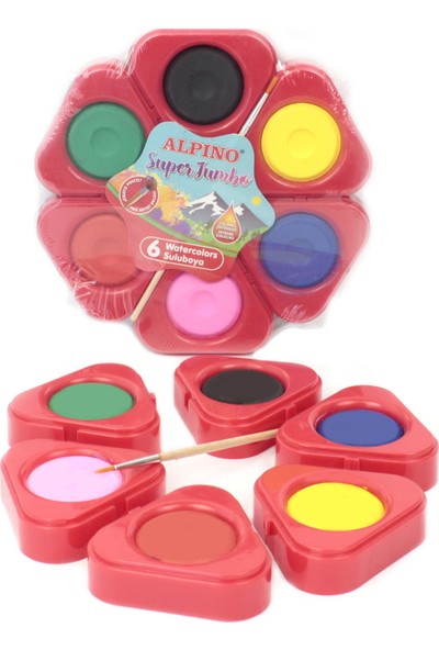 Alpino Aq-05 Super Jumbo Suluboya 6'Li