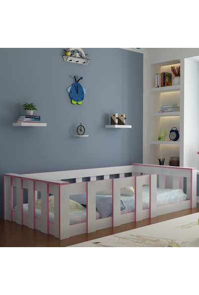 Herşeycik Y22 Elit Montessori Karyola Pembe