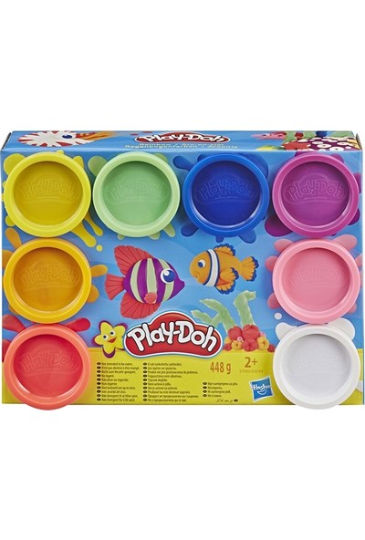 Play-Doh 8'li Hamur Gökkuşağı Renkleri