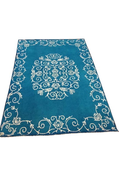 Durusel Halı El Dokuma Tek Renk Nepal Yün Halı 198x273