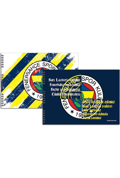 Fenerbahçe 25X35 Lisanslı Resim Defteri 15 Yaprak 4 Defter Fenerbahçe 25X35 Lisanslı Resim Defteri 15 Yaprak 4 Defter