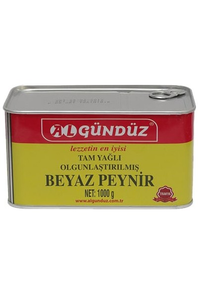 Algündüz 1 kg Sert İnek Peyniri Teneke Algündüz 1 kg Sert İnek Peyniri Teneke