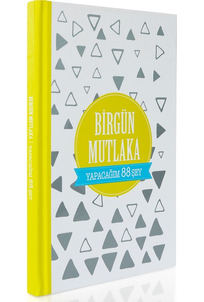 Birgün Mutlaka Yapacağım 88 Şey-Defter