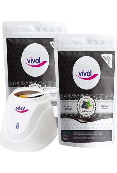 Vivol Boncuk İnci Ağda Sert Tüyler 2'li Set + Makine Vivol Boncuk İnci Ağda Sert Tüyler 2'li Set + Makine