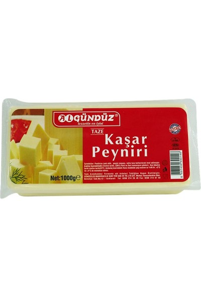 Algündüz Taze Kaşar 1000 gr