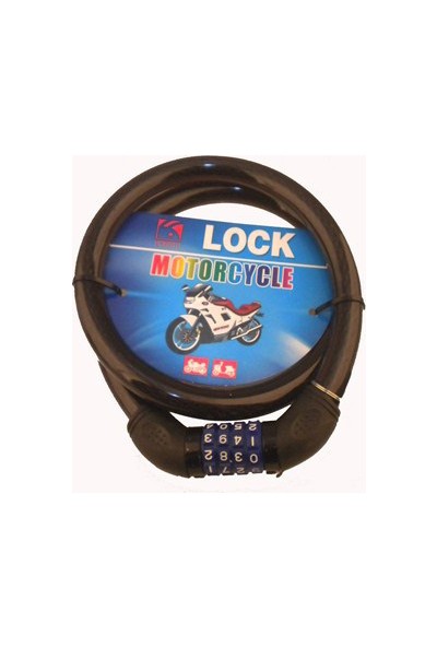 CSI 4 Haneli Şifreli Motor ve Bisiklet Kilidi 1 Metre 50119