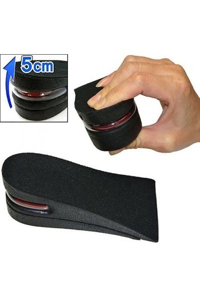 Original Boutique Hava Yastıklı Boy Uzatıcı Tabanlık (5 Cm) (Siyah)