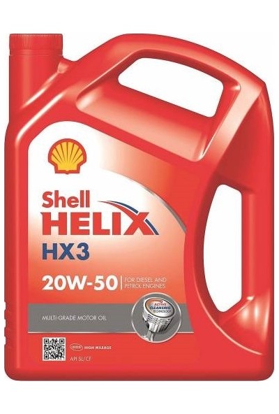 Shell Helix Hx3 20W-50 4 Lt(2019) Shell Helix Hx3 20W-50 4 Lt(2019)