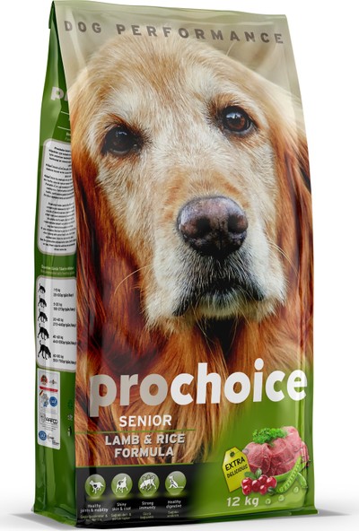 Pro Choice Senior Lamb Plus Kuzu Etli Hipoalerjenik Yaşlı Köpek Maması 12 Kg Pro Choice Senior Lamb Plus Kuzu Etli Hipoalerjenik Yaşlı Köpek Maması 12 Kg