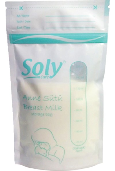 Soly Care Anne Sütü Saklama Poşetleri 25'li 2 Kutu