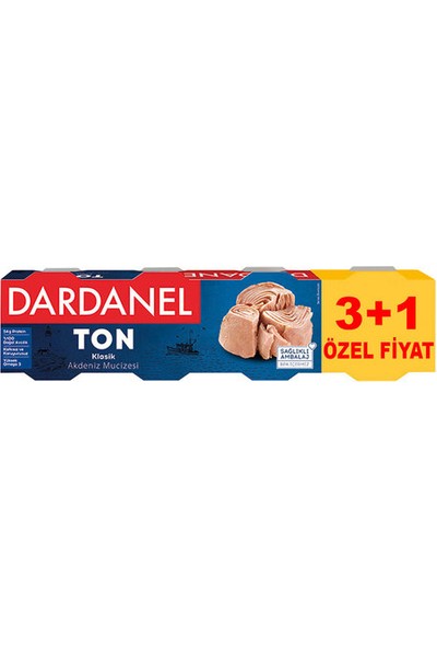 Dardanel Ton Balığı Bitkisel Yağlı 80 Gr X 4 Dardanel Ton Balığı Bitkisel Yağlı 80 Gr X 4