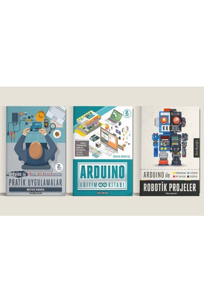 Arduino İle Projelere Hızlı Başlangıç Seti (3 Kitap) - Akın Akçaoğlu - Gökhan Dökmetaş - Mustafa Karakaş Arduino İle Projelere Hızlı Başlangıç Seti (3 Kitap) - Akın Akçaoğlu - Gökhan Dökmetaş - Mustafa Karakaş