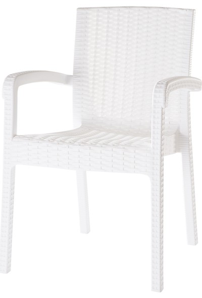Violet Trend Lüx Rattan Koltuk Rattan Desen Bahçe Koltuğu Balkon Bahçe Teras Sandalye Beyaz Violet Trend Lüx Rattan Koltuk Rattan Desen Bahçe Koltuğu Balkon Bahçe Teras Sandalye Beyaz