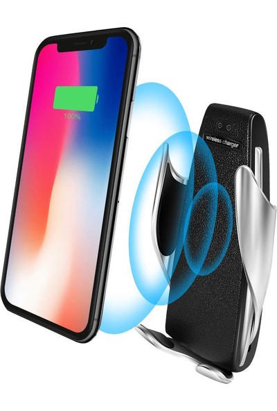 Case 4U Araç Içi Telefon Tutucu Wireless Kablosuz Şarj Sensörlü Otomatik - 10W Case 4U Araç Içi Telefon Tutucu Wireless Kablosuz Şarj Sensörlü Otomatik - 10W