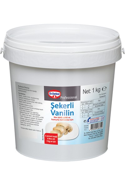 Dr.Oetker Şekerli Vanilin 1 kg