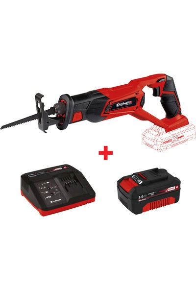 Einhell Akülü Kılıç Testere Te-Ap 18 Li Kit + 18V 3 Ah Starter-Kit(4326300-1) Einhell Akülü Kılıç Testere Te-Ap 18 Li Kit + 18V 3 Ah Starter-Kit(4326300-1)