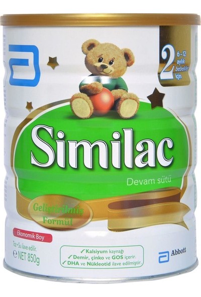 Similac 2 Devam Sütü 850 gr