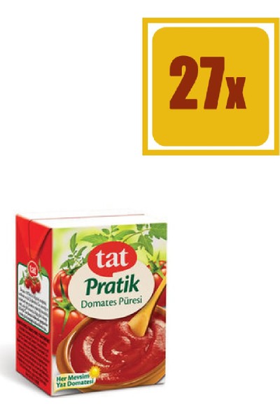 Tat Domates Püresi 200 gr 27'li Set