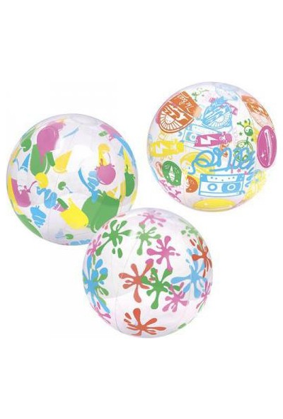 Bestway Deniz Topu 51 cm Şeffaf Desenli